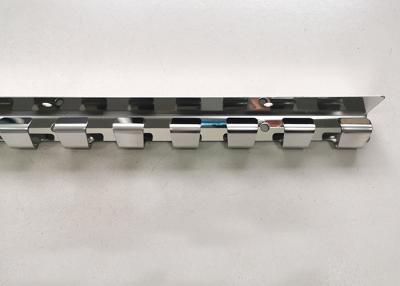 China Suspended Panel Stainless Steel Stamped Parts For Pvc Strip Curtain for sale