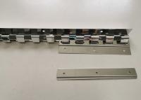 China Hook On Hanging System Metal Stamping Parts For Pvc Strip Curtains for sale