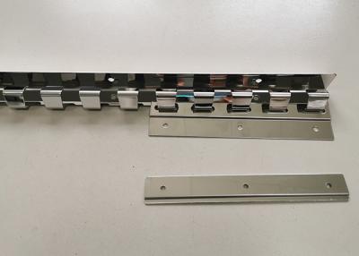 China Hook On Hanging System Metal Stamping Parts For Pvc Strip Curtains for sale