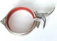 China High Temperature Resistance Galvanized Steel Pipe Clamp Stainless Quick Release for sale