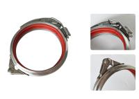 China 80 - 600 Mm Quick Release Pipe Clamp With Lever Mechanism For Modular Ducting for sale