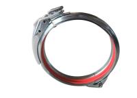 China 125mm 300mm Quick Release Pipe Clamp Lock Fittings Carbon Steel With Seal for sale