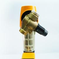 China 1/2in Reuseable Sediment Water Pre Filter For Home Automatic Spin Down Sediment Filter for sale