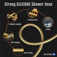 China Food-Grade Silicone Shower Hose Attachment for Handheld Shower Head, Kink-Free Shower Head Hose Extension for sale