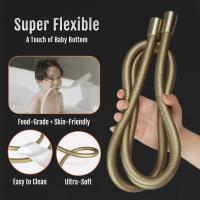 China Food-Grade Silicone Shower Hose Attachment for Handheld Shower Head, Kink-Free Shower Head Hose Extension for sale