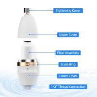 China High Output Revitalizing Shower Filter For Hard Water Shower Head Filter Filtration Reduce Dry Itchy Skin for sale