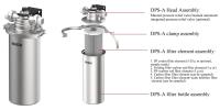 China 5 Micron 304 Stainless Steel Water Pre Filter with Manual Pressure Relief Valve for Superior Filtration for sale