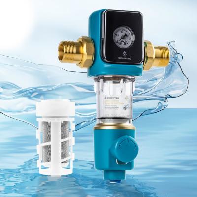 China Food Grade Stainless Steel Screen Water Pre Filter High Flow Tap Water Safe Household Purification System for sale