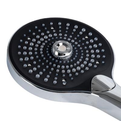 China Micro Nano Bubble Handheld Shower Head 130mm Chrome 3 Spray Modes for sale