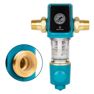 China Whole House Water Pre Filter with 40-300μm Filter Rating 22 GPM Flow Rate and SUS 316 Stainless Steel Mesh for sale