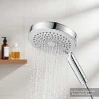 China Ultra Fine Bubble Generator Microbubble Shower Head with 0.1-50 Microns Bubble Size 300% Pesticide Removal and 100 Million Bubbles/ml Deep Cleansing for sale