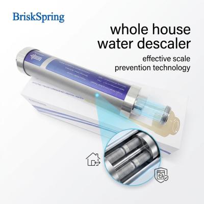 China SAAS Technology Washer Protection Water Descaler With Whole House Scale Inhibition Physical Anti Scaling System for sale