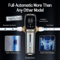 China Fully Automatic 40 Micron SUS 316 Stainless Steel Sediment Filter for Whole House Water Pre Filtration for sale