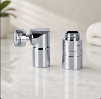 China Compact Right-Angle 720 Degree Swivel Micro Nano Bubble Faucet Aerator with M22 M24 Connector for sale