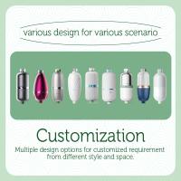China BriskSpring M2-A 1/2 Inch Shower Water Purifier with 316L Stainless Steel Mesh and Silver Activated Carbon MSAP KDF for High Efficiency Filtration for sale
