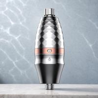 China High Flow 16L/Min Inline Shower Water Filter for Chlorine Reduction with Replaceable Cartridge for sale