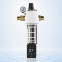 China BriskSpring F3-W1-BS Whole House Spin-Down Sediment Pre-Filter with 40 Micron Filtration SUS316L Stainless Steel Mesh and Integrated Pressure Gauge for sale