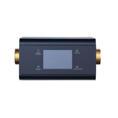 China Smart Whole House Water Leak Detector with APP Remote Monitoring Dual Power Supply 3/4 Inch Connection for sale