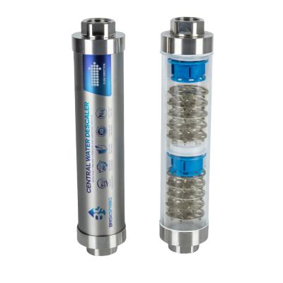 China Q1 Whole House Non-Salt Water Descaler with Transparent Food Grade Housing for Efficient Scale Inhibition for sale