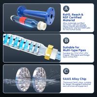 China G400 DN40 Flanged Commercial Water Descaler with SAAS/IPSE Multi-Alloy Chip and Pure Physical Ion Polarization for sale