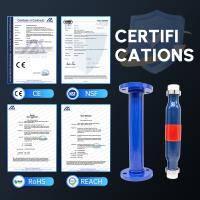China G400 DN40 Flanged Commercial Water Descaler with SAAS/IPSE Multi-Alloy Chip and Pure Physical Ion Polarization for sale