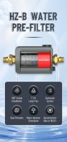 China HZ-B Horizontal Whole House Water Pre Filter 40 Micron Manual Flush Sediment Filter 7T/H for sale