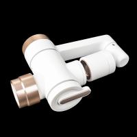 China Rose Gold Micro Nano Bubble Faucet Filter with 360° Swivel Outlet and Replaceable Cartridge for sale
