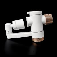China Rose Gold Micro Nano Bubble Faucet Filter with 360° Swivel Outlet and Replaceable Cartridge for sale