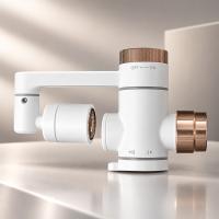 China Rose Gold Micro Nano Bubble Faucet Filter with 360° Swivel Outlet and Replaceable Cartridge for sale