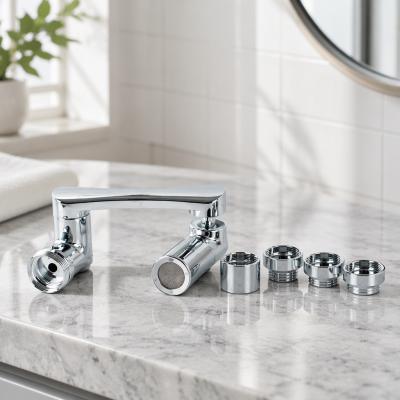 China 1440° Multi-Joint Rotating Micro Nano Bubble Faucet Aerator with Gas-Liquid Cutting Technology for sale