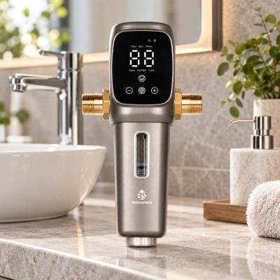 China Fully Automatic Backwashing Water Pre Filter with 40 Micron Precision Filtration and SUS 316L Stainless Steel Mesh Whole House Water Prefilter for sale
