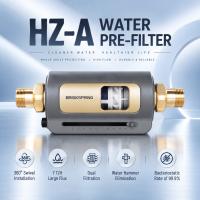 China 7 T/H High Flow 40 Micron Water Pre Filter with 360 Degree Swivel Installation for Whole House Sediment Pre Filter for sale