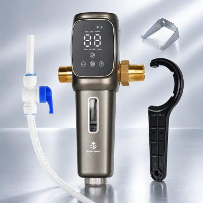 China Timed Self Flushing Water Pre Filter with 40 Micron SUS316L Stainless Steel Mesh for Whole House Sediment Pre Filter for sale