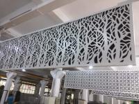 China Sprayed Solid Aluminum Sheet For Curtain Wall Width 1000mm-1900mm Wear Resistant for sale