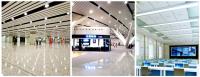 China Prepainted Reflective Aluminum Sheet Diffuse Reflectivity 95% Interior Decoration Airport Terminal for sale