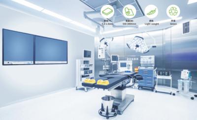 China Anti Static Prepainted Aluminum Flashing Coil , Aluminium Coil Sheet Medical Room for sale