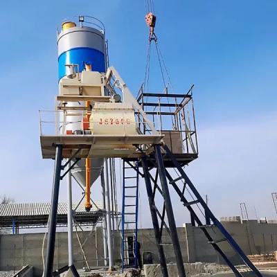 China HZS35 Modular Concrete Mixing Plant 35m3/h PLD1200 Batching Machine for sale