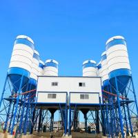 China HZS180 Concrete Batching Plant 180m3/h 260kw Ready Mix Commercial Plant for sale