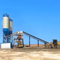 China HZS90 Concrete Batching Plant 90m3/h 145kw Easy Maintenance Industrial Equipment for sale