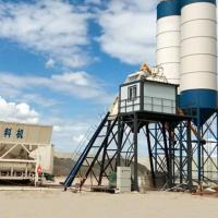 China HZS50 Mobile Concrete Batching Plant 115Kw For Small Scale Construction Sites for sale