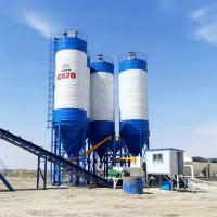China 150 Ton Cement Silo 3200mm Diameter for Concrete Batching Plant for sale