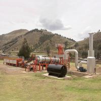 China YLB Mobile Asphalt Batching Plant Asphalt Mixing Equipment PLC Control for sale