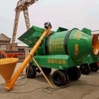 China JZC400 Mobile Concrete Mixer 400L Output Capacity 7.5kw Stirring Motor for sale