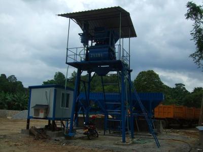 China HZS25 Concrete Batching Plant 25m3/h 50.25kw Compact Modular Design for sale