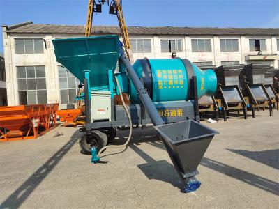 China JZM500 Fixed Hopper Concrete Mixer 500L Output Capacity 25m3/h Double Shaft Forced Mixer for sale