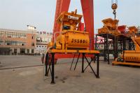 China JS500 Twin Shaft Concrete Mixer 18.5kw 25m3/H Productivity for sale