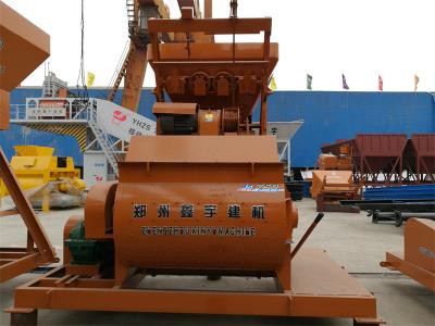 China JS750 Double Shaft Concrete Mixer 30kw 35m3/H High Efficiency Forced Mixing for sale