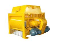 China SICOMA Heavy Duty Concrete Mixer 2250L Capacity Twin Shaft Plant Mixer Host Machine for sale