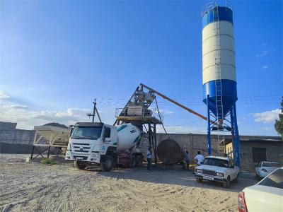 China 80 Ton Cement Silo for Concrete Mixing Plant Bulk Storage 2800mm Diameter for sale