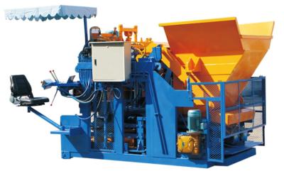 China QTM10-15 Hydraulic Moving Block Machine 16kw Easy Operate Smaller Volume Brick Making for sale